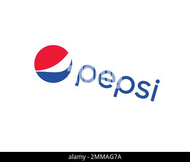 Pepsi, White background, Logo, Brand name Stock Photo - Alamy