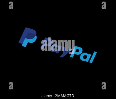 PayPal, Logo, Black background Stock Photo - Alamy