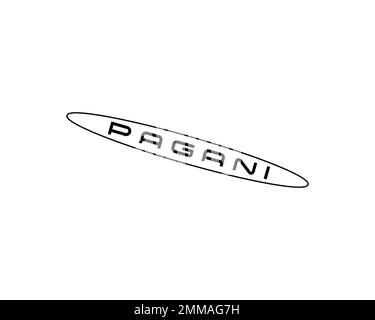 Pagani company, Logo, White background Stock Photo - Alamy