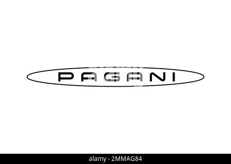 Pagani company, Logo, White background Stock Photo - Alamy