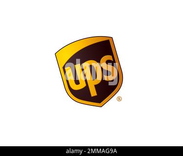 UPS logo, United Parcel Service of America Stock Photo - Alamy