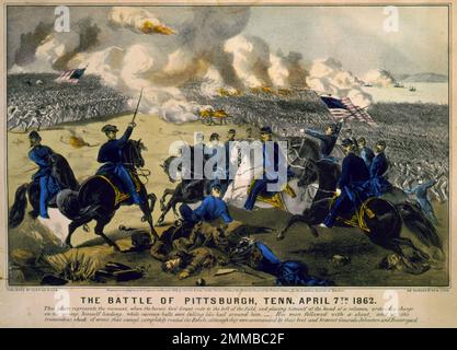 The Battle of Shiloh (aka the Battle of Pittsburg Landing) was fought ...