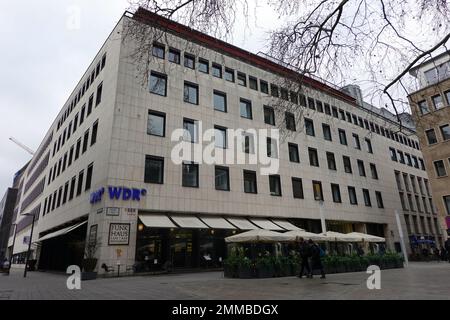 WDR-Funkhaus am Wallrafplatz, Nordrhein-Westfalen, Deutschland, Köln ...