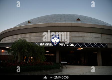 Harry A. Gampel Pavilion arena for the UConn Huskies basketball program ...