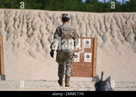 The Princeton Army ROTC is shown here on Range 20 on the Fort Dix Range ...