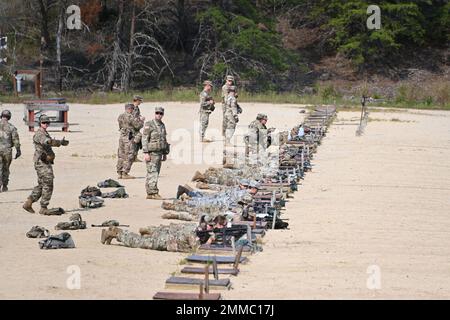 The Princeton Army ROTC is shown here on Range 20 on the Fort Dix Range ...
