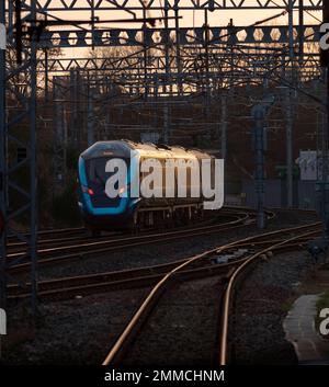 First Transpennine Express class 397 397009 on the west coast mainline ...