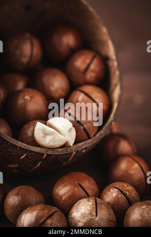 macadamia nuts, typical Australian queensland Stock Photo - Alamy