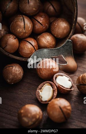 macadamia nuts, typical Australian queensland Stock Photo - Alamy