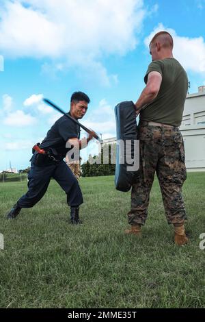 A Japanese Security Guard with Provost Marshal’s Office, Headquarters ...