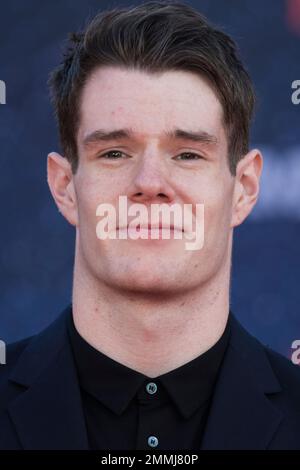 Connor Swindells poses for photographers upon arrival at the premiere ...