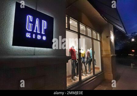 Store display of Gap clothing for kids Stock Photo - Alamy