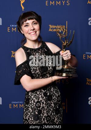 Lindsay Small-Butera, winner of the award for outstanding achievement ...