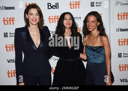 NEKROTRONIC, from left: Tess Haubrich, Caroline Ford, Epine Bob Savea ...