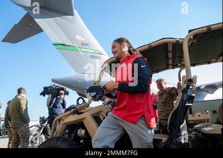 Atlanta Falcons cornerback Mike Ford (28) on the field before the start ...