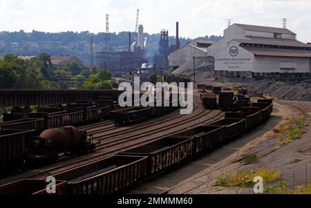 This is United States Steel's Edgar Thomson works in Braddock, Pa ...