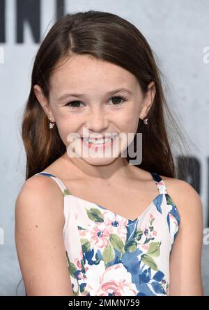 LOS ANGELES - AUG 28: Cailey Fleming at the Peppermint World Premiere ...