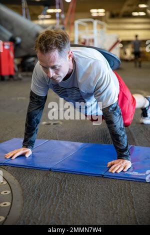 U.S. Navy Lt. Cmdr. Mike Lukich, a member of the Civil Engineer Corps ...