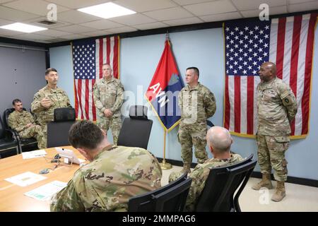 U.S. Army Col. Scott P. Nicholas, commander of Task Force Mustang ...