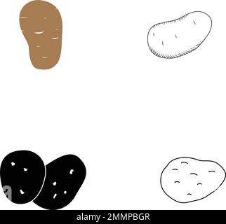 potato logo stock vektor template Stock Vector Image & Art - Alamy