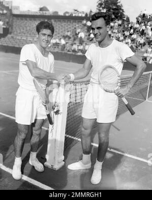 Elias Victor Seixas Jr., known as Vic Seixas at Roland Garros on May 16 ...