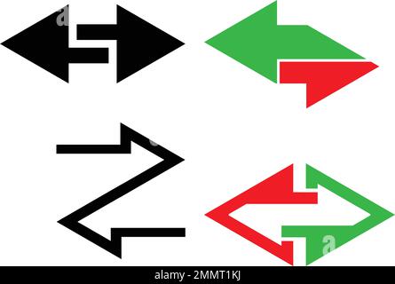 arrow transfer logo illustration design Stock Vector Image & Art - Alamy