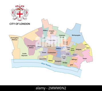 United Kingdom Political Map with capital London, national borders ...
