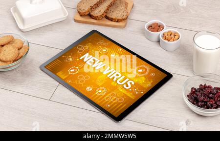 Healthy Tablet Pc compostion, immune system boost concept Stock Photo ...