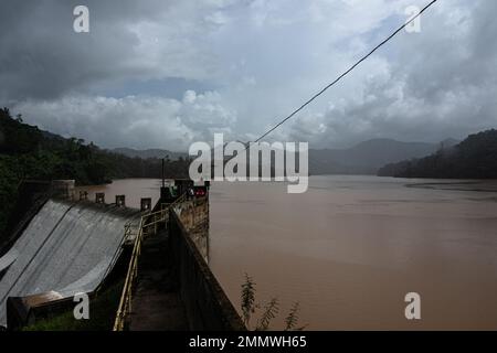 Lago Guayo, Castañer Stock Photo - Alamy