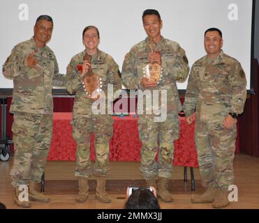 (pictured left to right) Tripler Commander, Col. Bill Soliz, 1st Lt ...