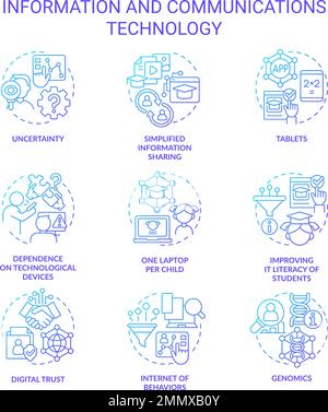 Network And Communications Blue Icon Pack 5 Icon Design. location. pin ...