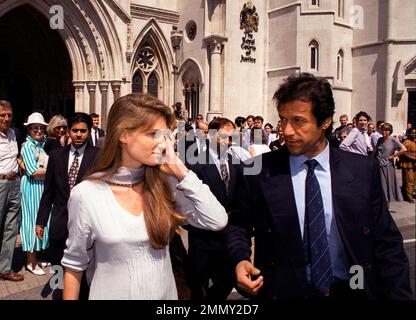 Former Pakistan Cricket captain and prime minister Imran Khan arriving ...