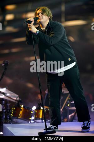 Music fans as Lewis Capaldi performs at the Main stage to close TRNSMT ...