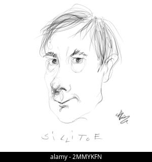 Alan Sillitoe Portrait Stock Photo - Alamy