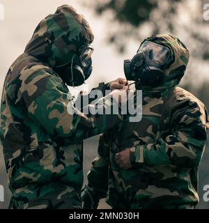 U.S. Army Soldiers with 153rd Medical Detachment (Blood Support), 56th ...