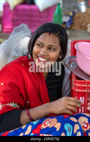 Nepal, Terai province, Tharu ethnic group, Barauli village Stock Photo ...