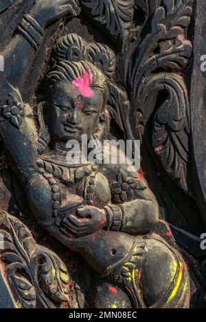 Nepal, Bagmati province, medieval town of Panauti, Indreshwar temple ...