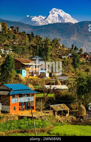 Nepal, Parbat district, Durlung Stock Photo - Alamy