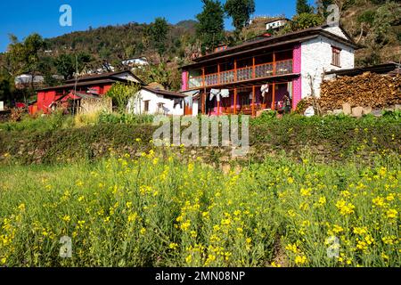 Nepal, Parbat district, Durlung Stock Photo - Alamy