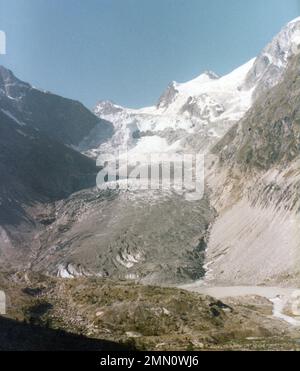 Mont Collon Glacier, d'arolla, Svizzera Stock Photo - Alamy