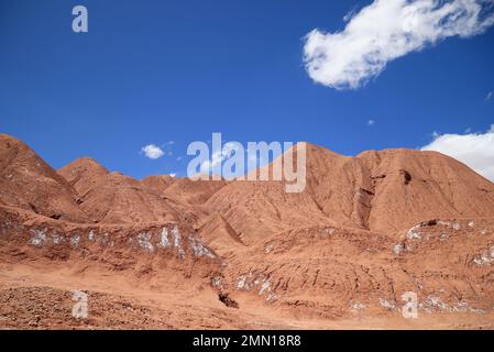The clay formations of the Labyrinth desert in the Puna of Argentina ...
