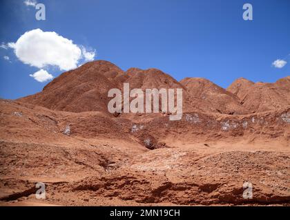 The clay formations of the Labyrinth desert in the Puna of Argentina ...