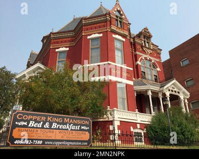 The Copper King Mansion, Butte, Montana, USA Stock Photo - Alamy