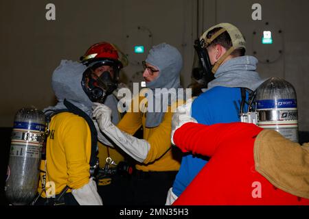 Pacific Ocean, Self Contained Breathing Apparatus (SCBA), toxic gas ...