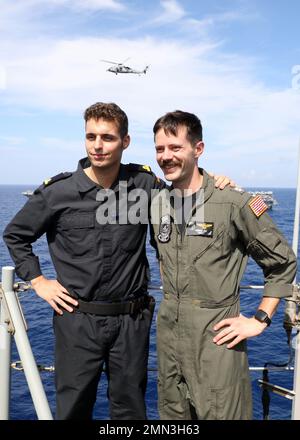 220927-N-IX644-1281 IONIAN SEA (Sept. 27, 2022) Spanish Navy Ensign ...