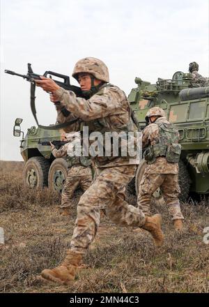 JIANGXI, CHINA - JANUARY 29, 2023 - Chariots firing at night, January 29, 2023, Jiangxi, China ...