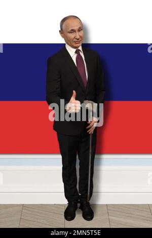 Putin's impersonator, humorous version Stock Photo - Alamy