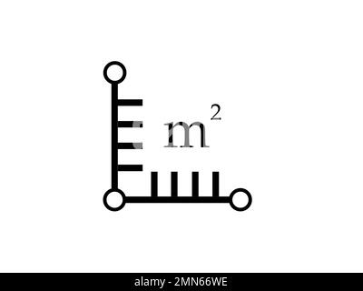 Height measurement symbol icon Stock Photo - Alamy