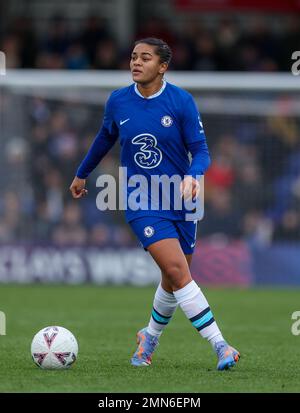 Chelsea's Jess Carter in action during the Barclays Women's Super ...