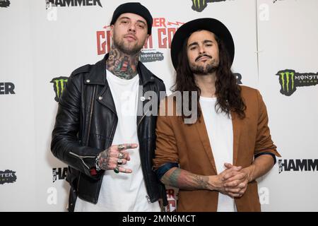 Aaron Matts, left, and Victor Guillet of Betraying The Martyrs in the ...